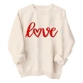 CPNG Girls and Boys Sweatshirts Love Print Long Sleeved Round Neck ...