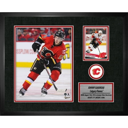 Click here for Frameworth Johnny Gaudreau Photocard Frame Flames... prices