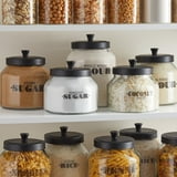 Talented Kitchen 154 Preprinted Kitchen & Food Labels, Black on Clear ...