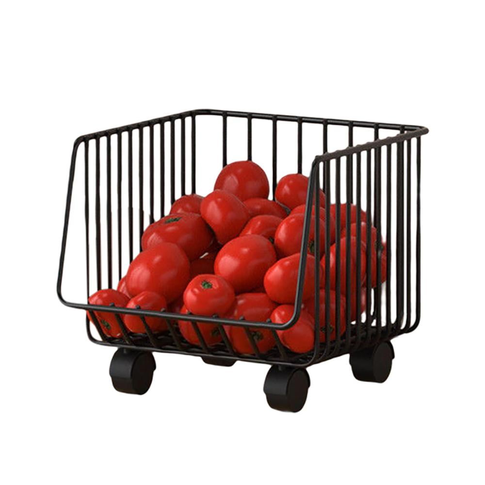 Stackable Wire Baskets | Fruit Vegetable Basket for Kitchen | Kitchen ...