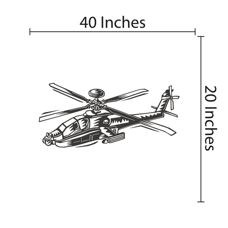 Apache Helicopter Coloring Pages