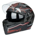 DOT Approved Full Face Motorcycle Helmet, Dual Visor Sun Shield, Flip ...
