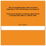 Extra Value Quarter Pound Beef Patties, 20 Count, 4oz Patties, 5lb ...