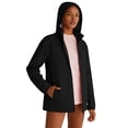 DPTALR Women's Hooded Water Resistant Mid-Length Outdoor Windbreaker ...