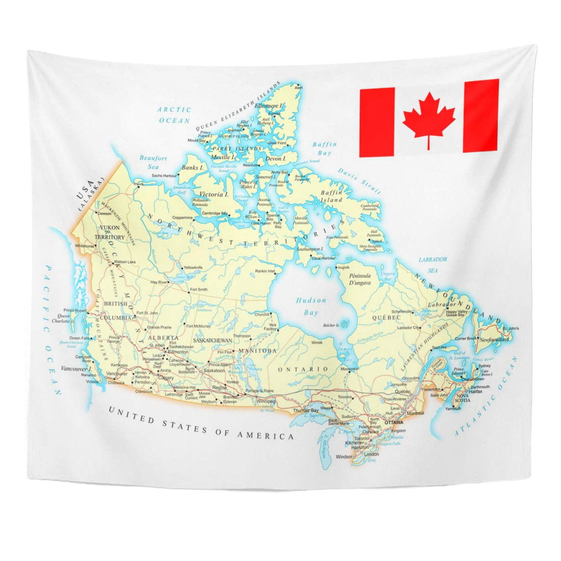 Click here for Poglip Highway Yellow Road Map Canada Canadian Ame... prices