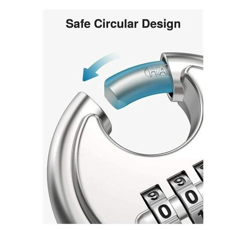 Delswin Heavy Duty 4 Digit Locker Lock Weatherproof DELSWIN 4-Pack ...