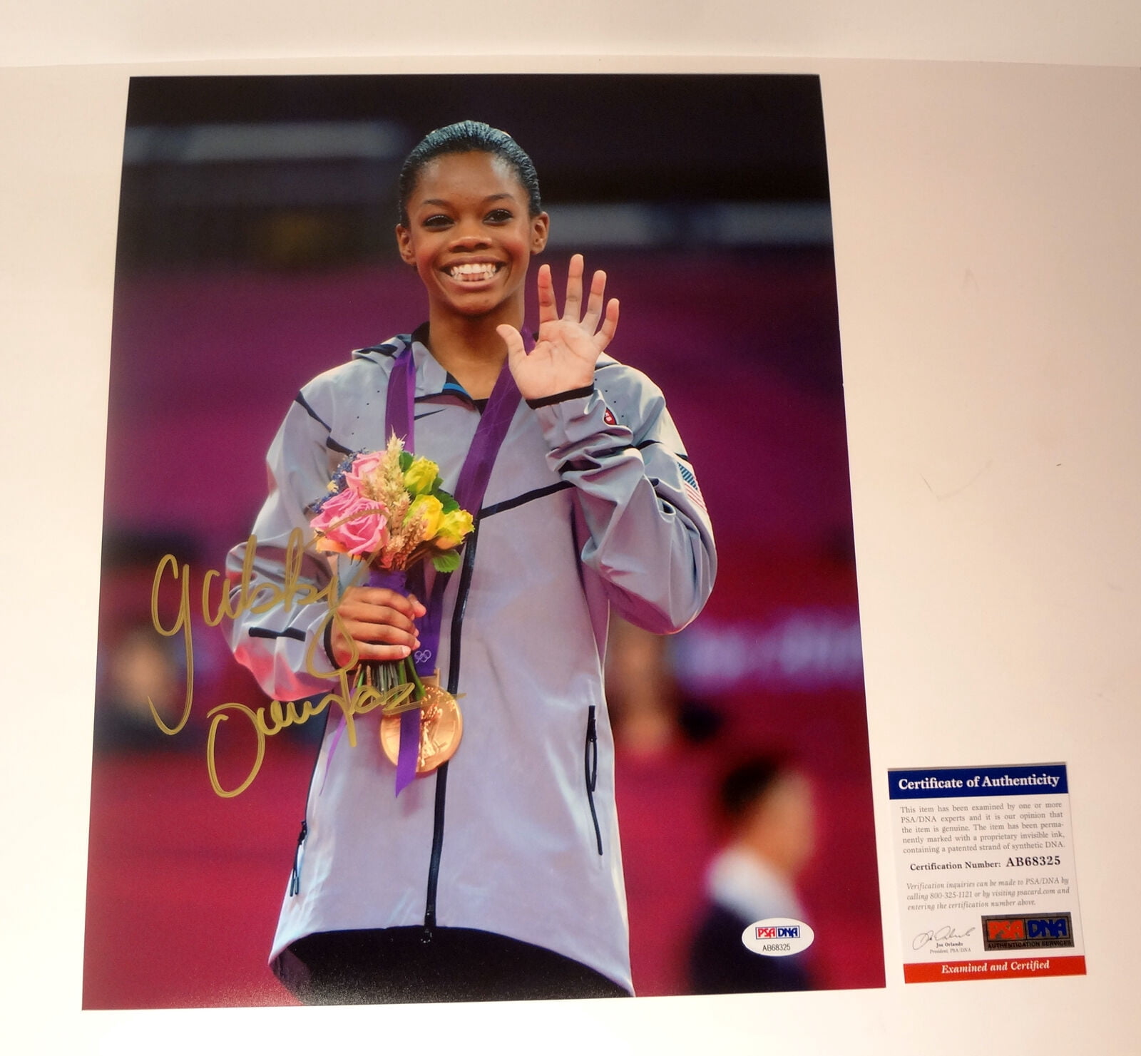 Gabrielle Gabby Douglas Olympics Signed Autograph 11x14 Photo PSA/DNA ...