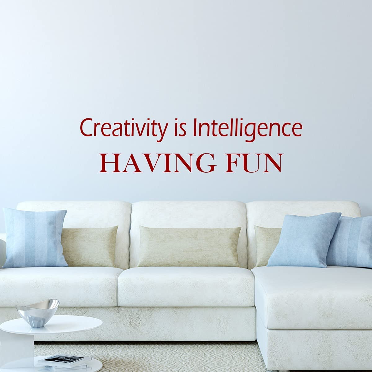 VWAQ Creativity is Intelligence Having Fun Wall Decal Kids Science ...