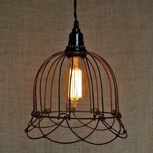 Event Decor Pendant Light Small Wire Bell Lamp Plug in - Walmart.com