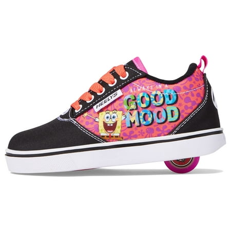 HEELYS Boy's Spongebob Pro 20 (Little Kid/Big Kid/Adult) Black/Berry ...