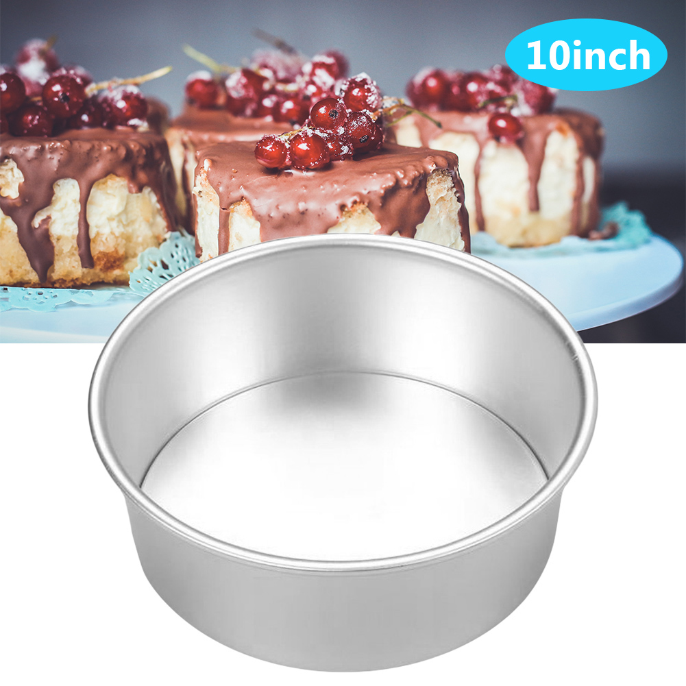 Windfall 10 Inch Cake Pan Stainless Steel Round Cake Baking Pans Healthy Dishwasher Safe windfall-10-inch-cake-pan-stainless-steel-round-cake-baking-pans-healthy-dishwasher-safe