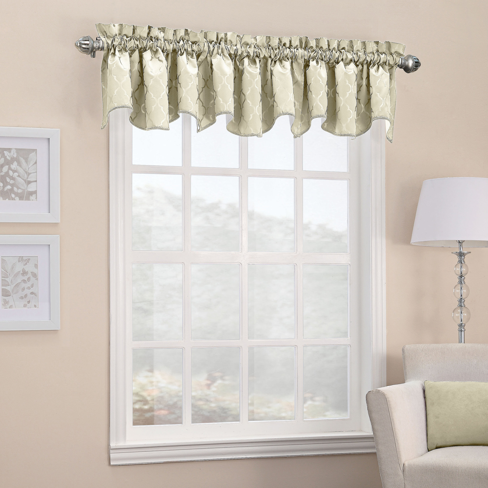 Sun Zero Viviana Woven Trellis Energy Efficient Thermal Insulated Rod ...