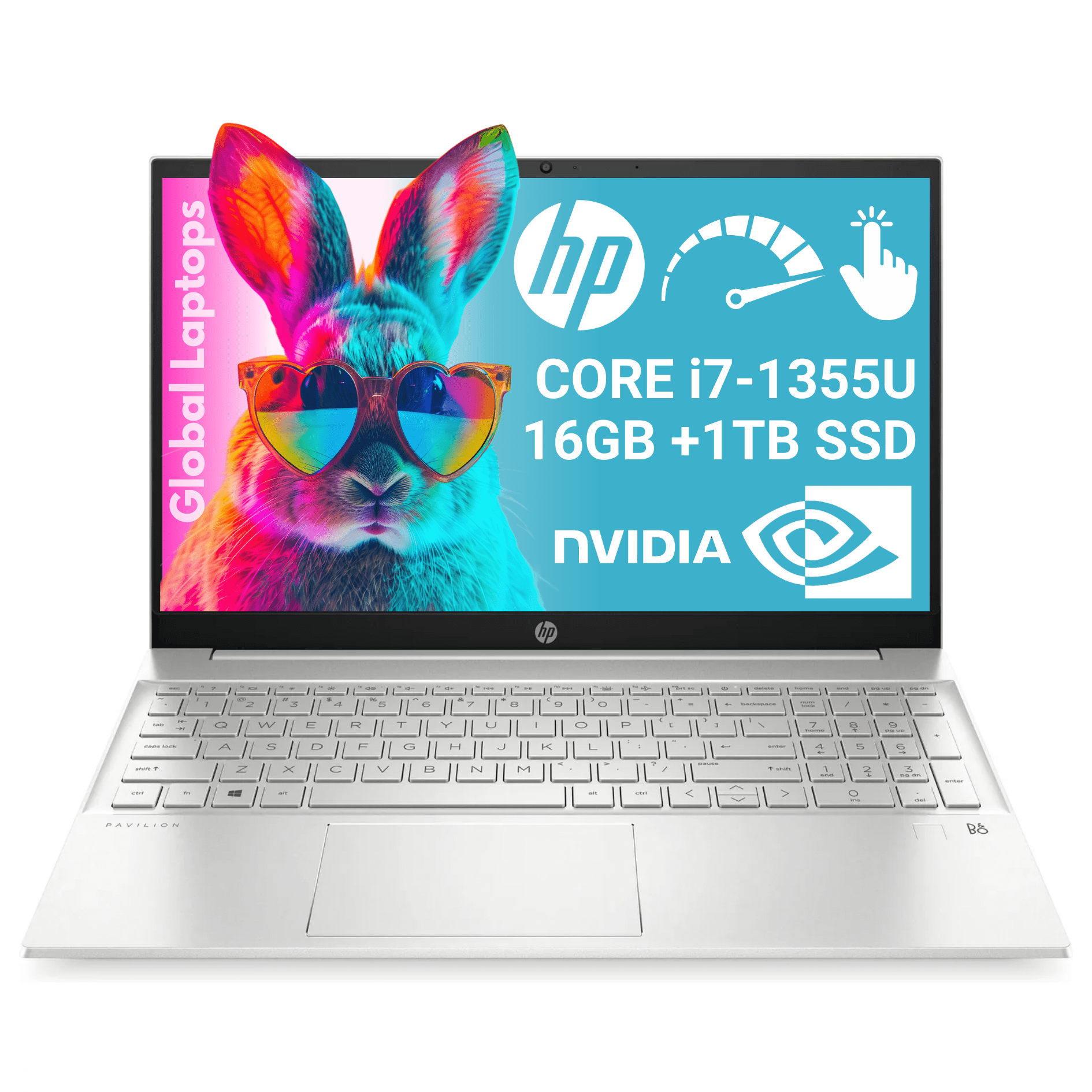 Laptop HP 15-EG55 Core i7-13, 16Gb 1TB Ssd FHD TOUCH NVIDIA | Bodega ...