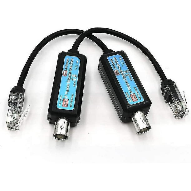 Extensor pasivo IP Ethernet sobre coaxial de 1 canal, red IP a ...