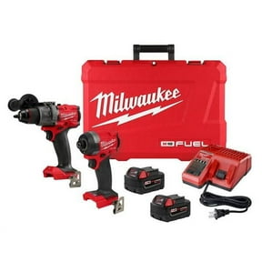 Milwaukee 2691-22 M18 Combo Battery, 18V Cordless Compact Drill and ...