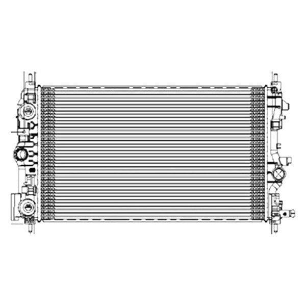 2011-2015 Chevrolet Cruze Radiator (13197) 1.4L Automatic Transmission ...