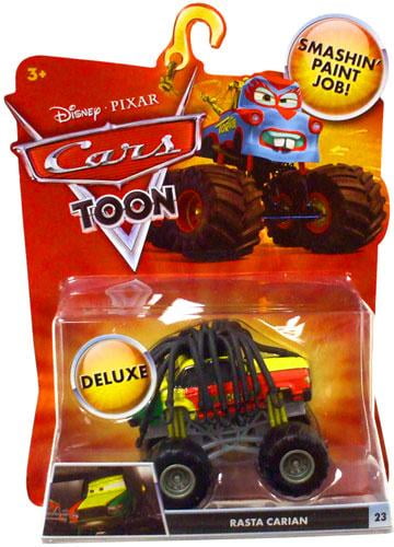 Disney Cars Deluxe Oversized Rasta Carian Diecast Car [Toon Edition ...