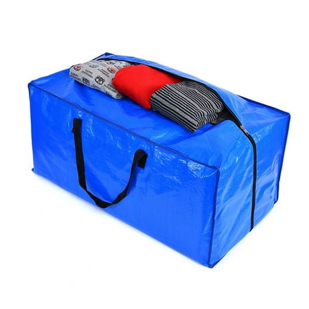 Lepai Heavy Duty Extra Large Storage Bags, Blue Moving Bags Totes with ...