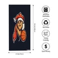 Creature Santa Hat Beach Towel - Fun Cartoon Design for Pool Travel ...
