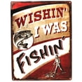 Rivers Edge Products Retro Metal Tin Sign, 17" x 12" Weatherproof Metal ...