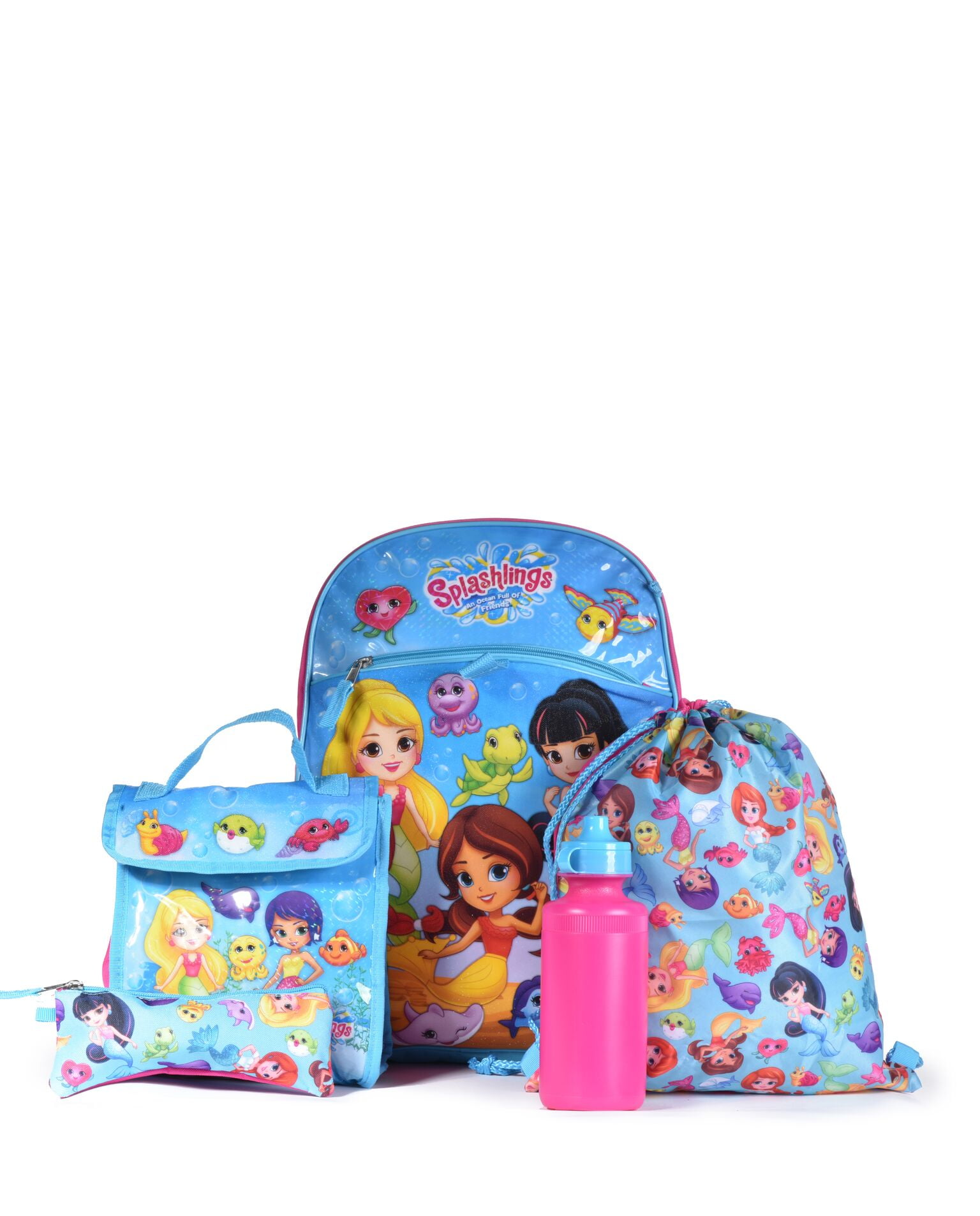 5 PIECE BACKPACK SCHOOL SET - Walmart.com