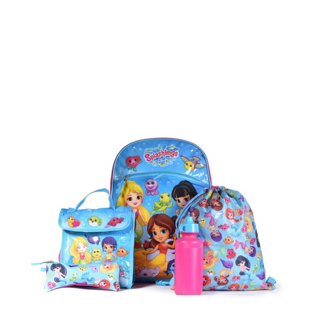 5 PIECE BACKPACK SCHOOL SET - Walmart.com