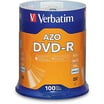 AZO DVD-R 4.7GB 16X with Branded Surface (100pk Spindle) - Walmart.com