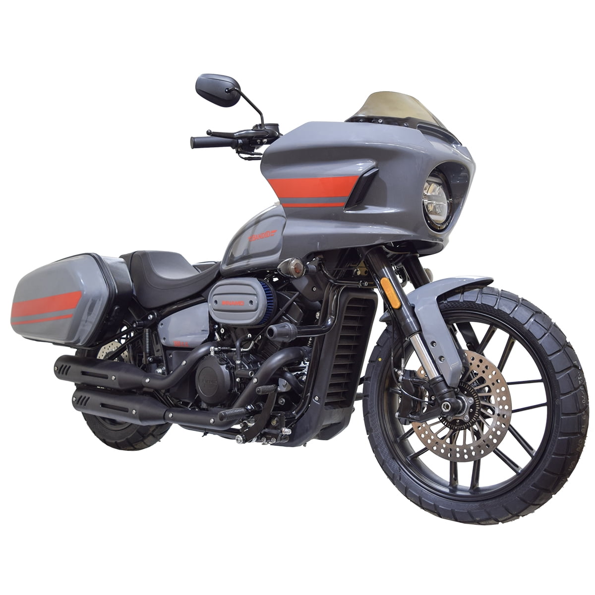 MOTOCICETA DINAMO CLASICA BANDID 350 CC GRIS / ROJO | Walmart en línea