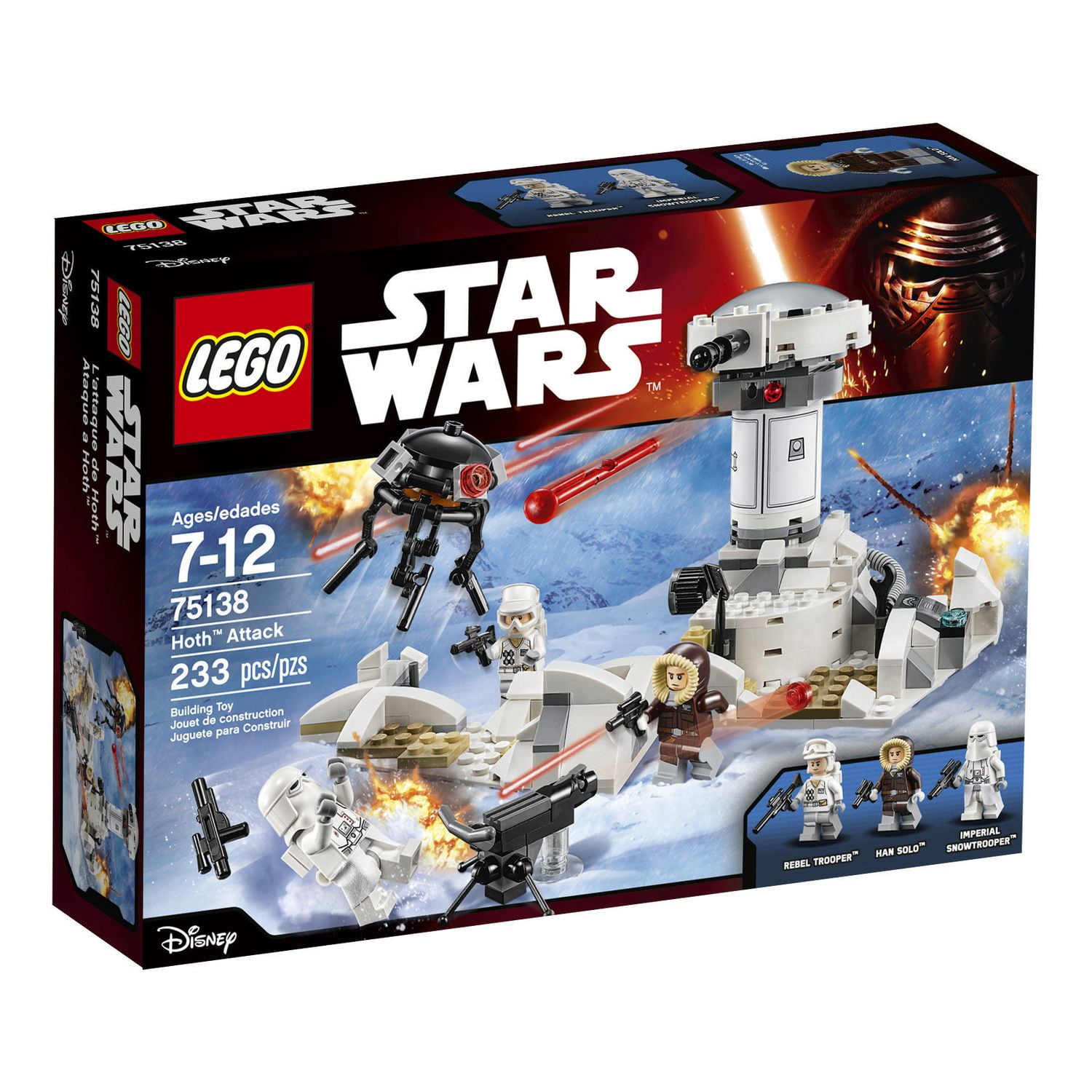 LEGO(MD)MD Star WarsMC - HothMC Attack (75138) - Walmart.ca