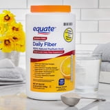 Equate Sugar-Free Daily Fiber Powder Orange Smooth, 36.8 oz, Compare to ...