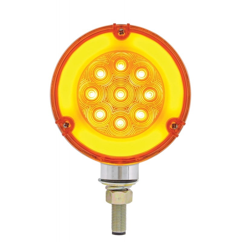 (2) 54 LED Red Amber Halo Glow Side Marker Turn Signal Semi Truck ...