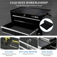 Seizeen Mobile Metal Portable 7-Drawer Rolling Tool Box Organizer, Lockable with Large Capacity ...