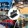 12" Steel Press Brake Attachment, 90 Degree Metal Bending Tool ...