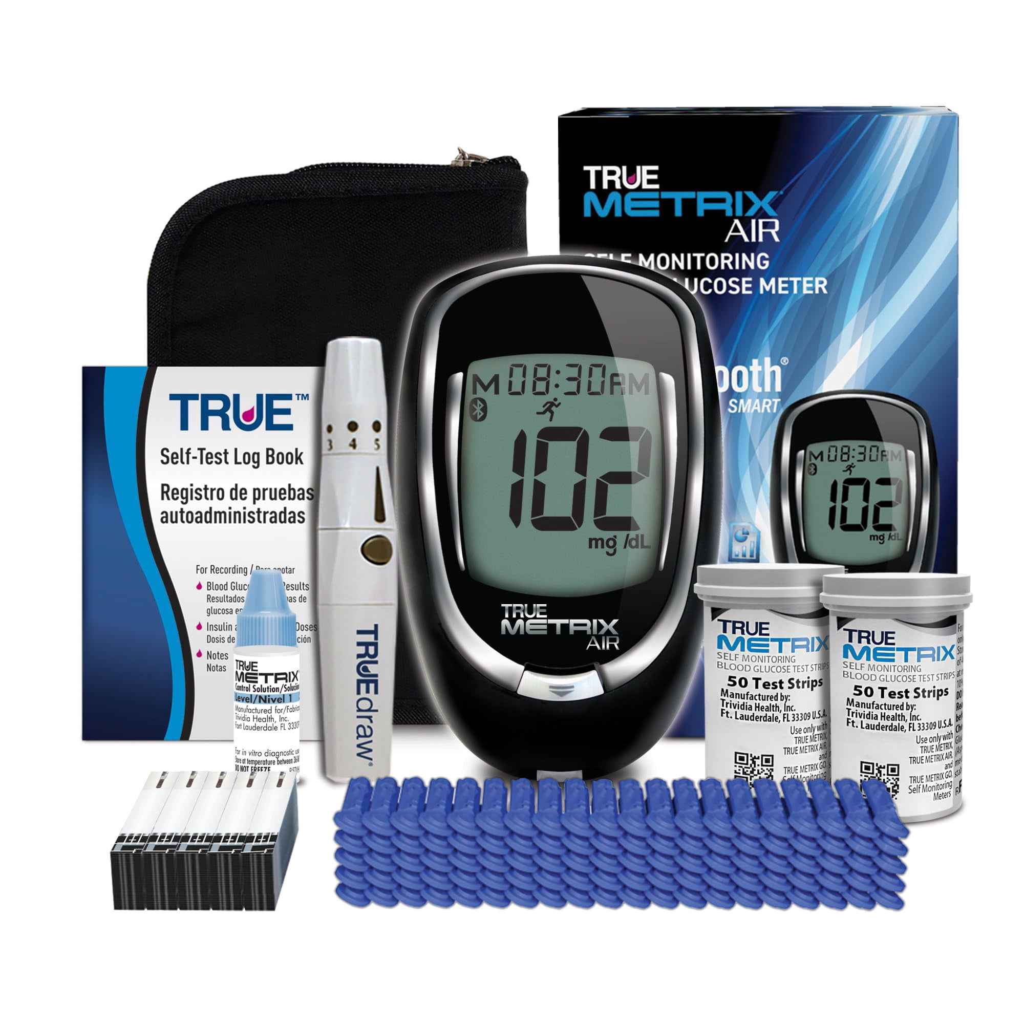 Kit básico de medidor de glucosa en sangre TRUE METRIX AIR | Bodega ...