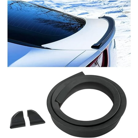 Car Trunk Spoiler Roof Lip Kit,3D PU Rear Trunk Lip or Roof Spoiler ...