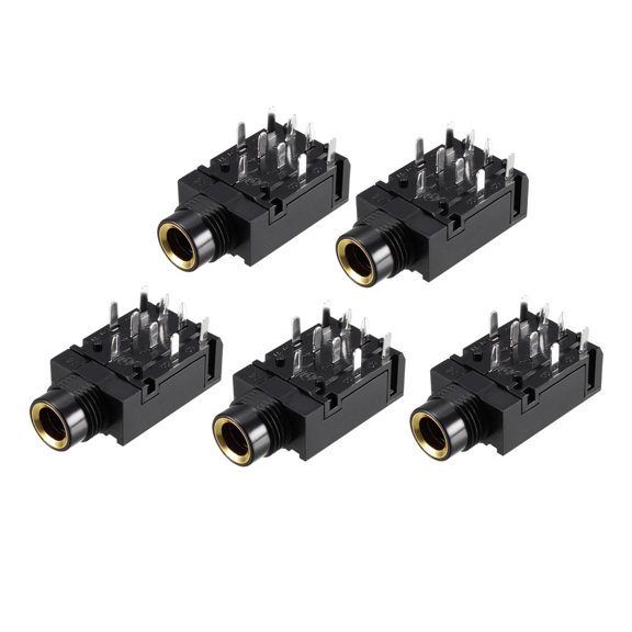 Philmore 3.5mm 4 Pole Conductor TRRS Snap-In Panel Mount Chassis Phone ...