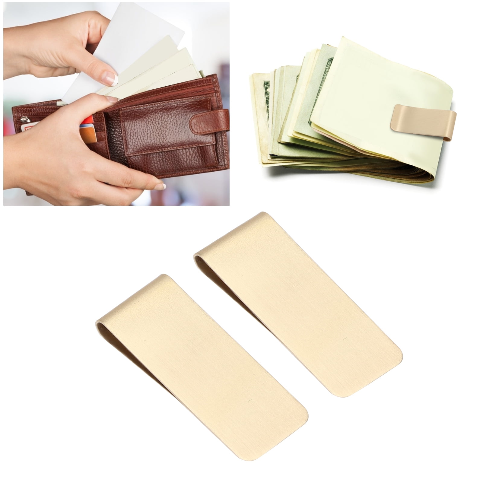 Clips de Metal para Dinero Clip en Forma de Cartera Mini Personalidad ...