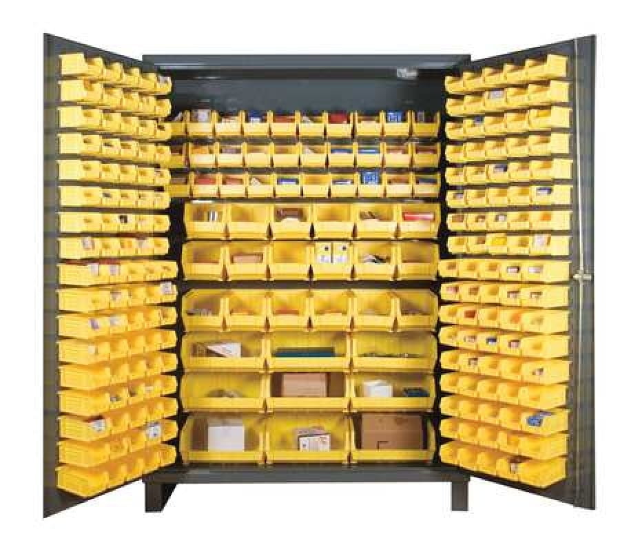 DURHAM MFG SSC-227-95 Bin Cabinet,84 In. H,24 In. D - Walmart.com ...