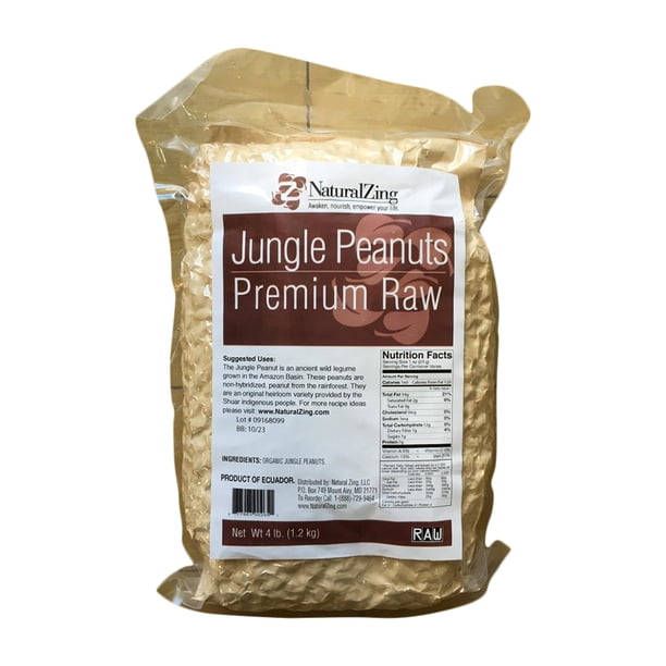 Organic Jungle Peanuts, Premium Raw, 4 lb - Walmart.com