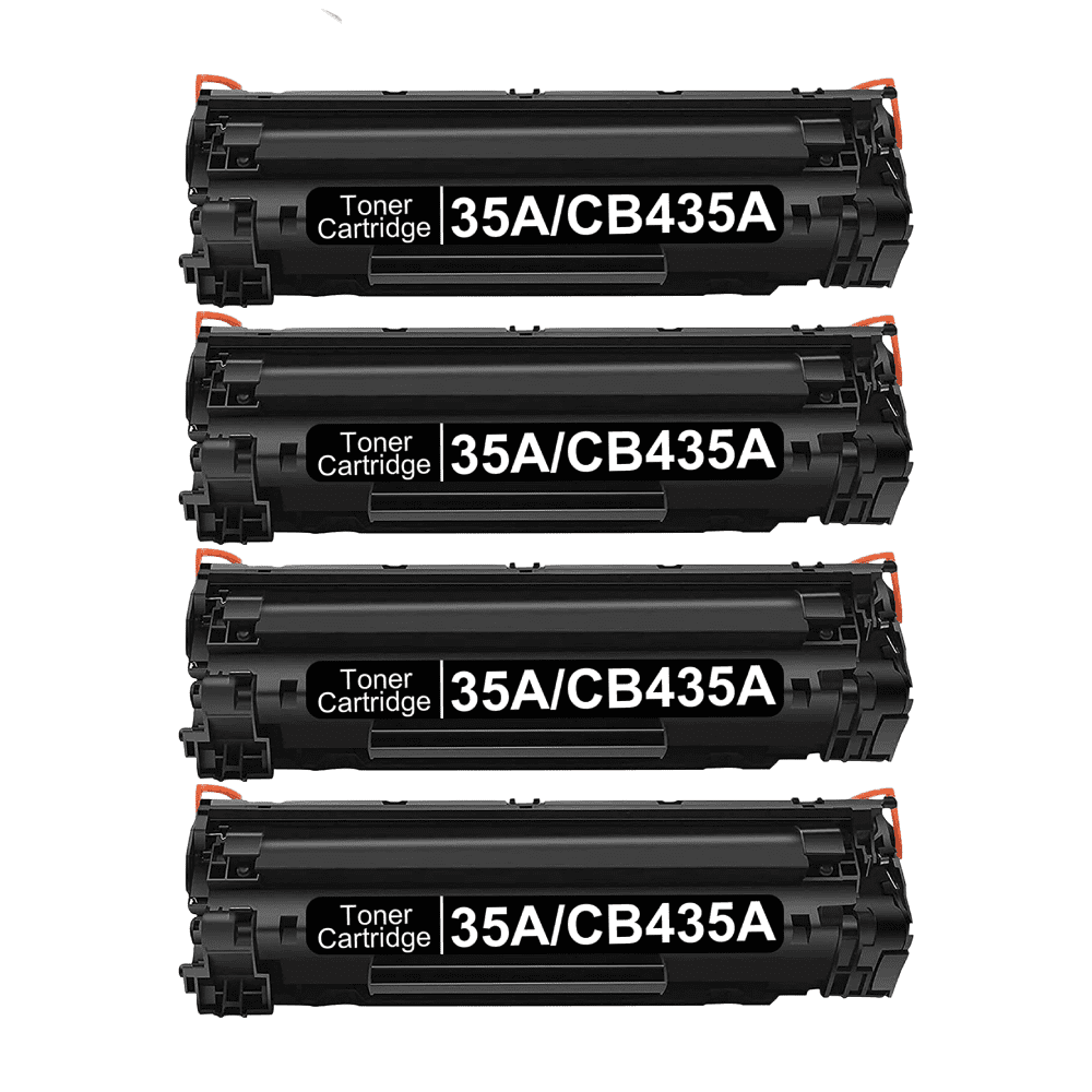 4 Pack New Toner Cartridge For HP 35A CB435A Compatible with HP ...
