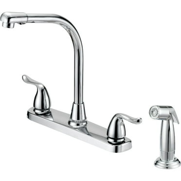B&K Polished Chrome 2-Handle 8 In. Utility Faucet 123-009NL - Walmart.com