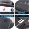 Treadmill Folding Bluetooth Treadmill Machine with Voice Control for ...