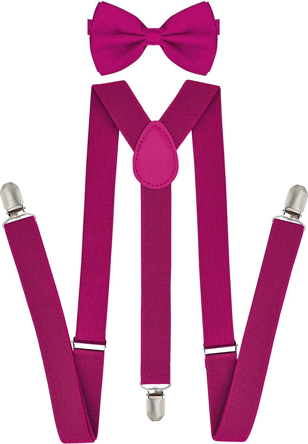 Trilece Suspenders for Men and Bow Tie Set - Women Adult Suspenders ...