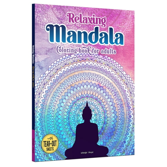 Animal Mandala Coloring Book For Adults : An Adult Coloring Book with ...