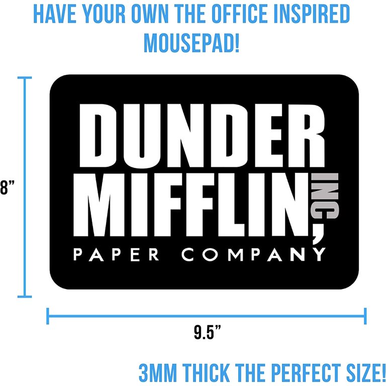 Dunder Mifflin Mouse Pad Dunder Mifflin Paper Company The Office TV