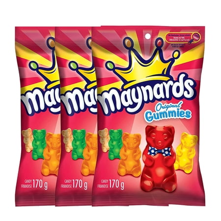 Maynards Original Gummies Candy, 170 Grams (Pack of 3) | Walmart Canada