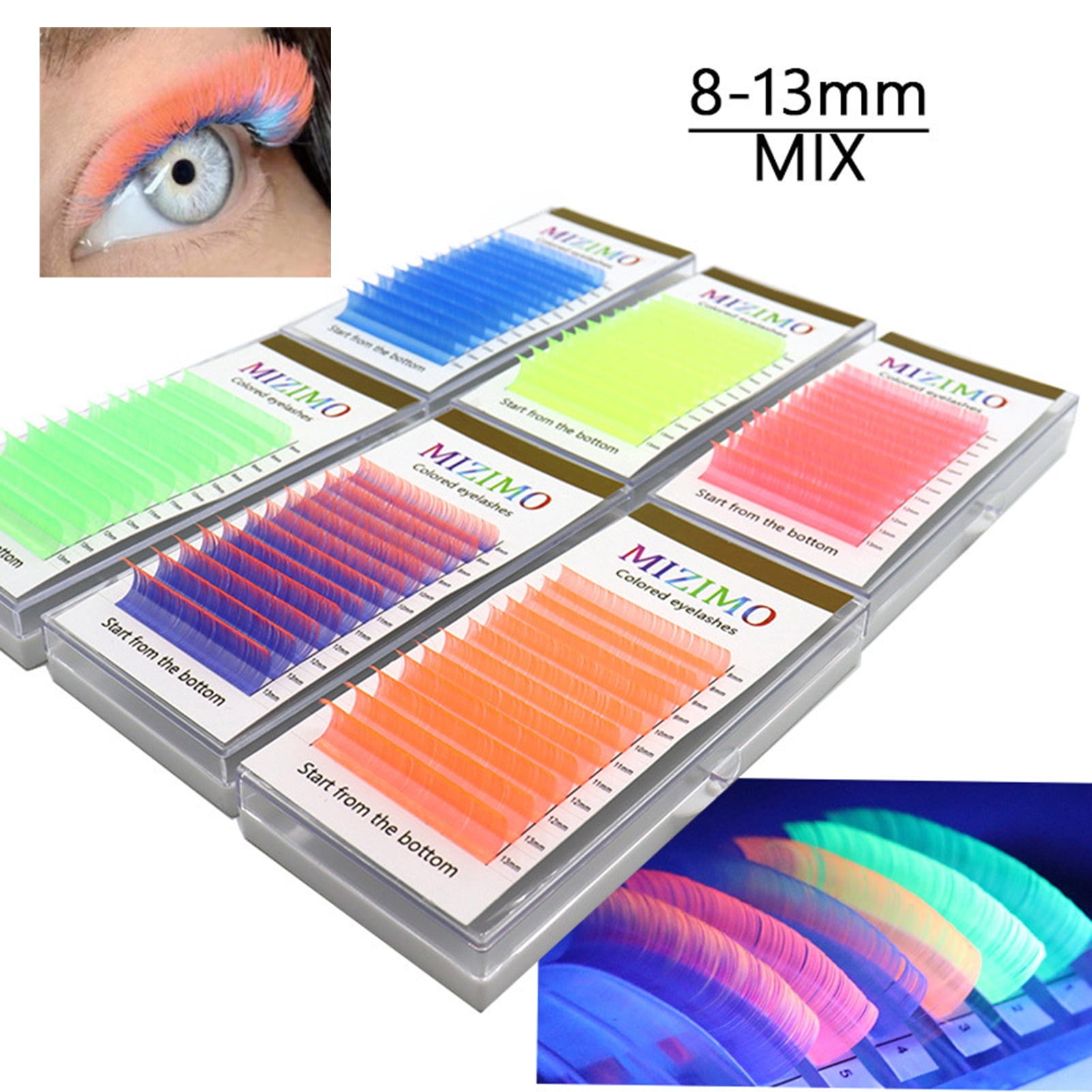 Hesroicy Glow Eyelashes with Perfect Fit, Shine, and Good Ductility ...