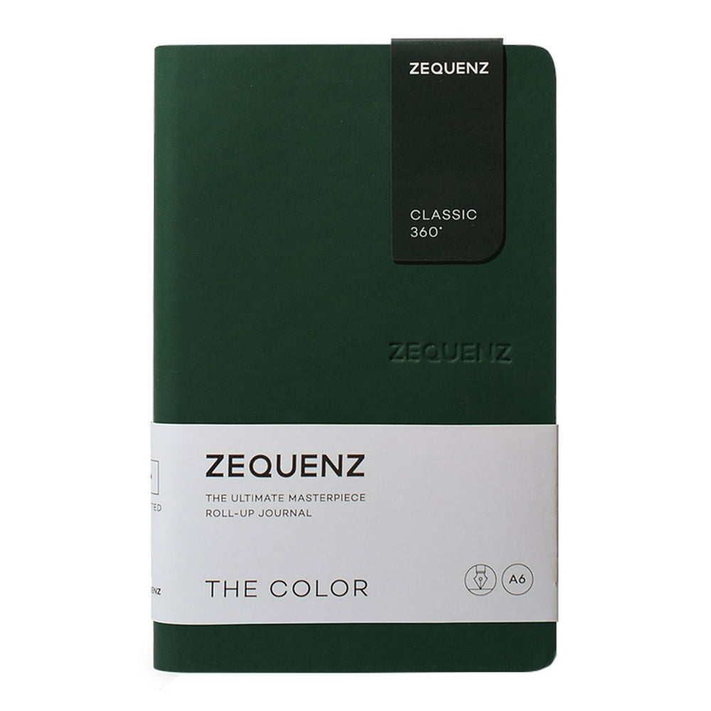 Zequenz Classic 360 The Color A6 Notebook, Dotted, Emerald - Walmart ...