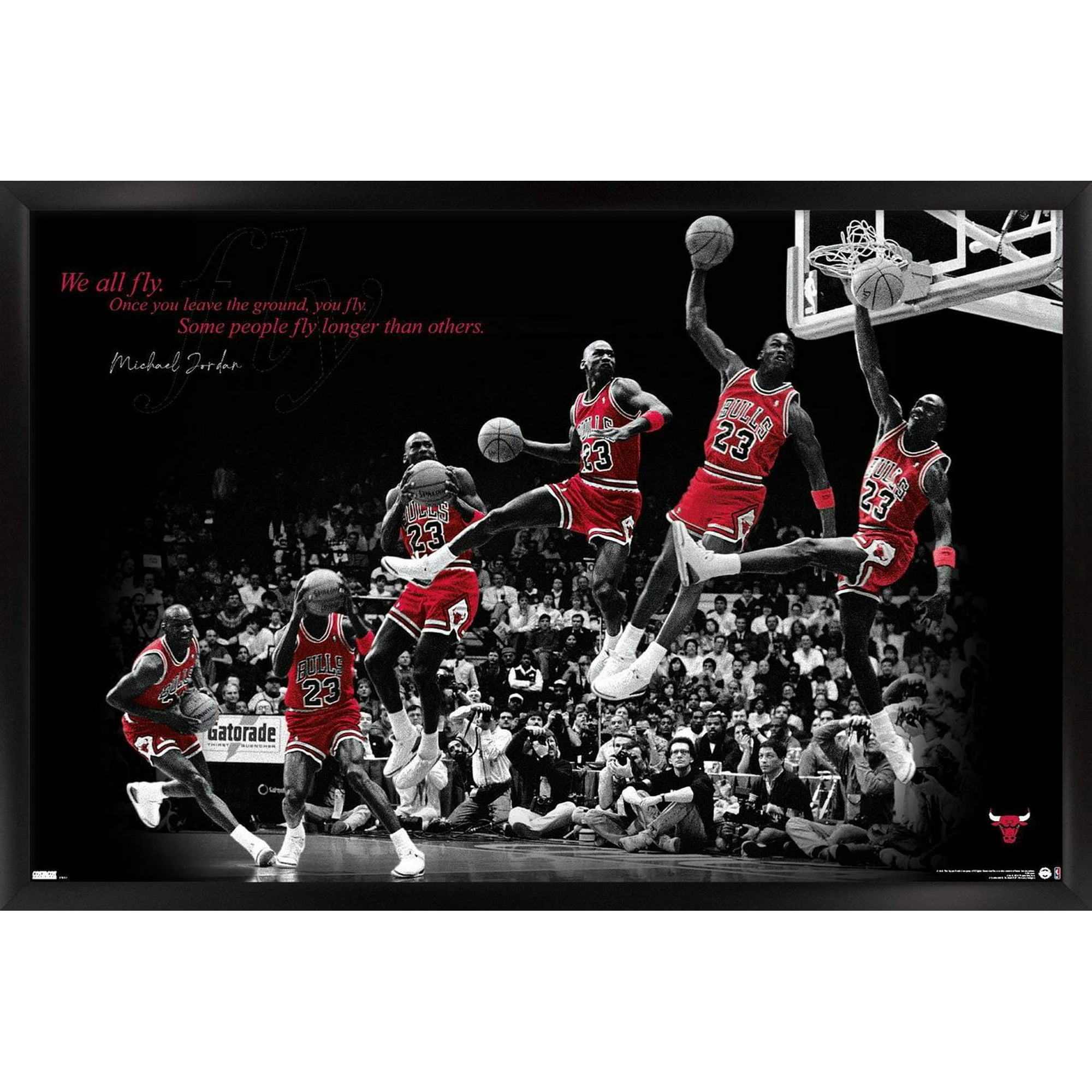 Click here for Trends International Michael Jordan - Fly Wall Pos... prices