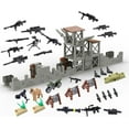 NAYIHOOP Military Base Building Set, WW2 Army Playset, Compatible with ...